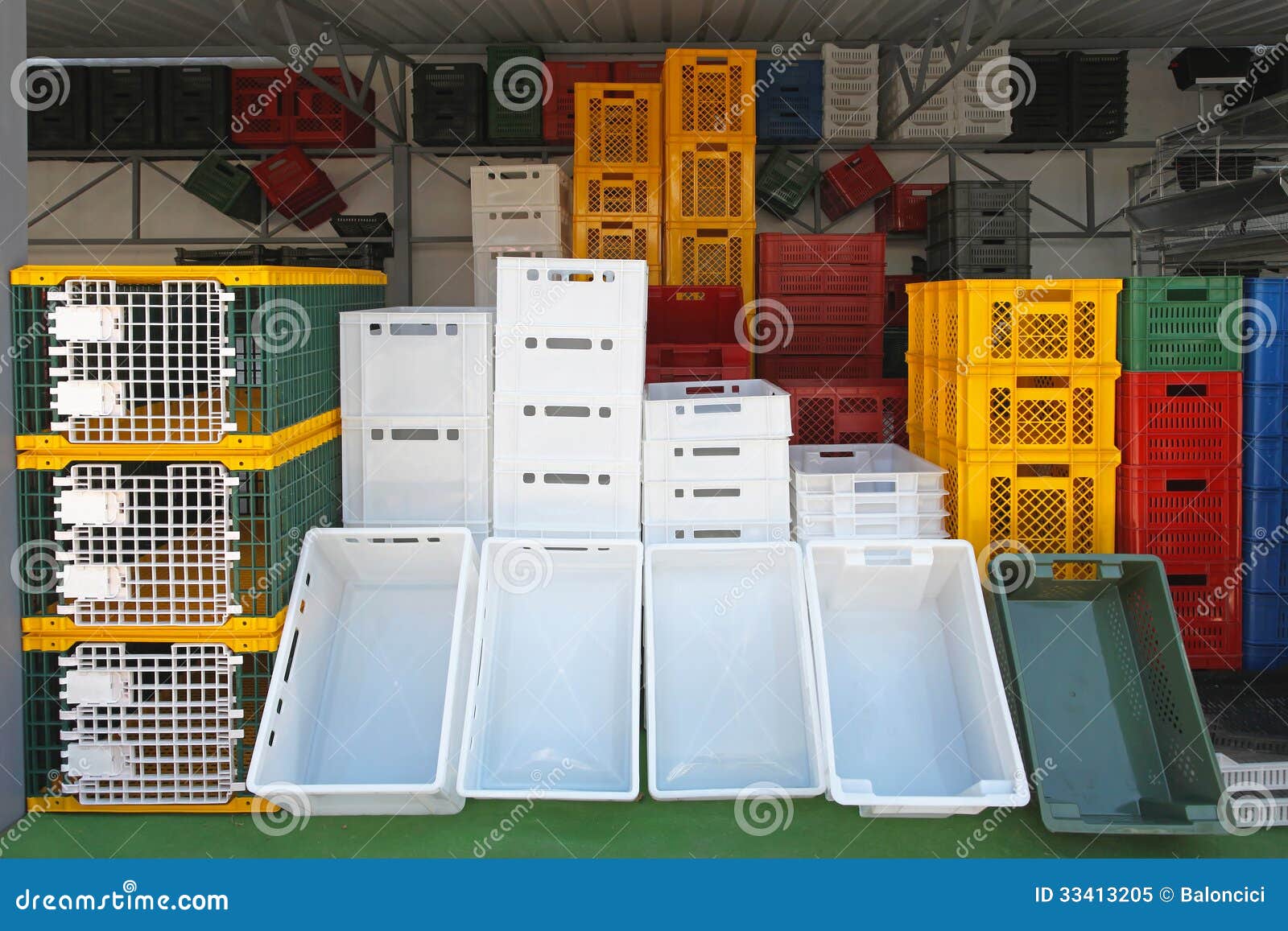 Crates stock image. Image of crate, storage, cage, colourful - 33413205