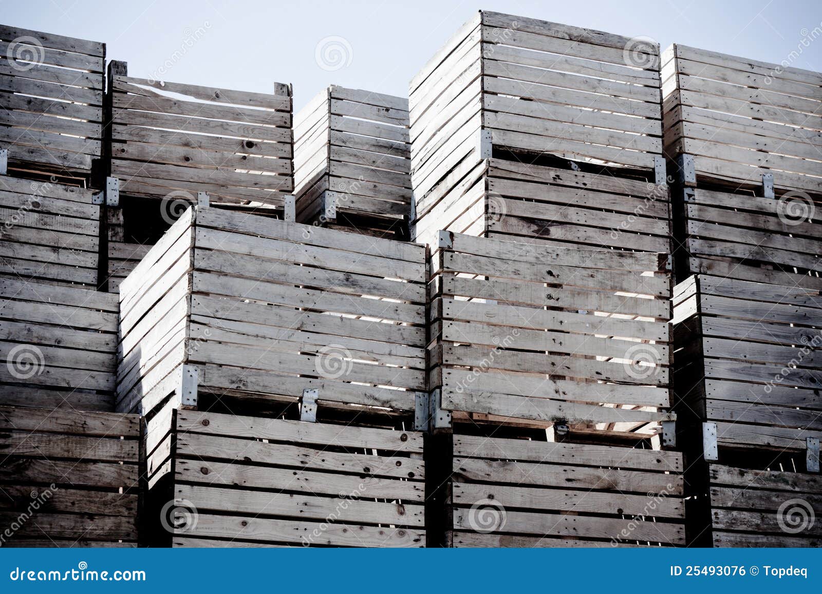 Crates stack stock photo. Image of package, container - 25493076