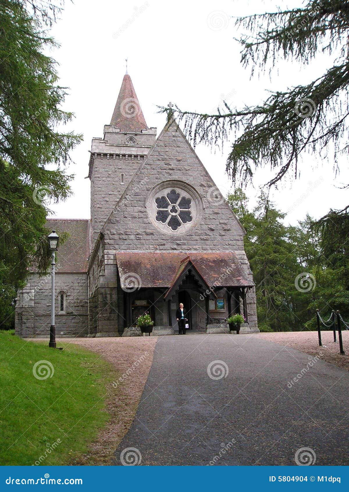 Crathie Church stock photo. Image of grass, view, balmoral - 5804904