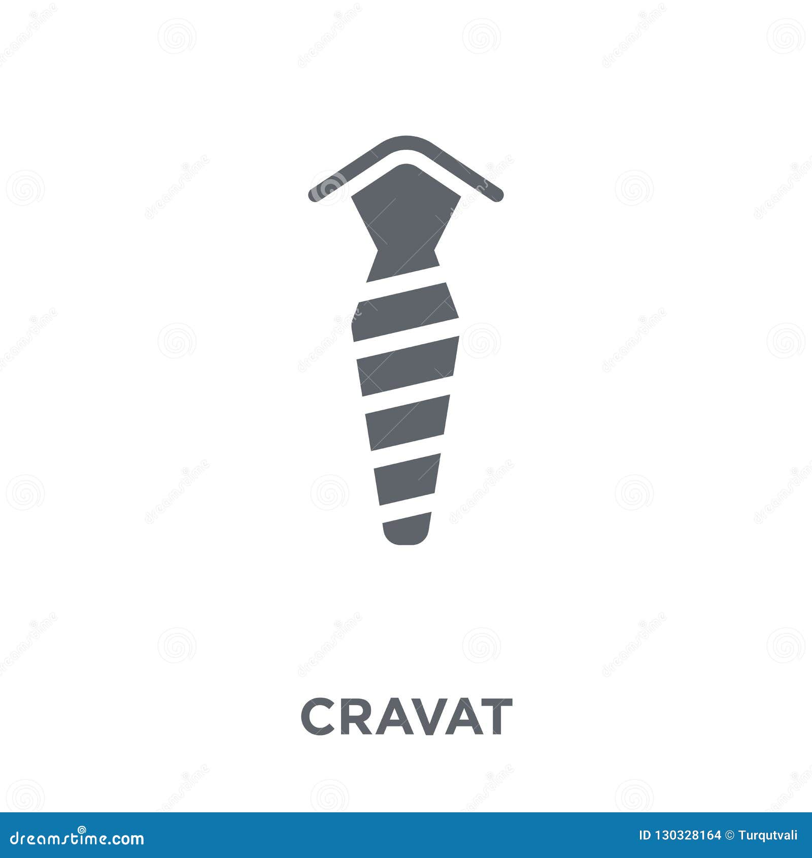Cravat Icon On White Background. Simple Element Illustration From ...