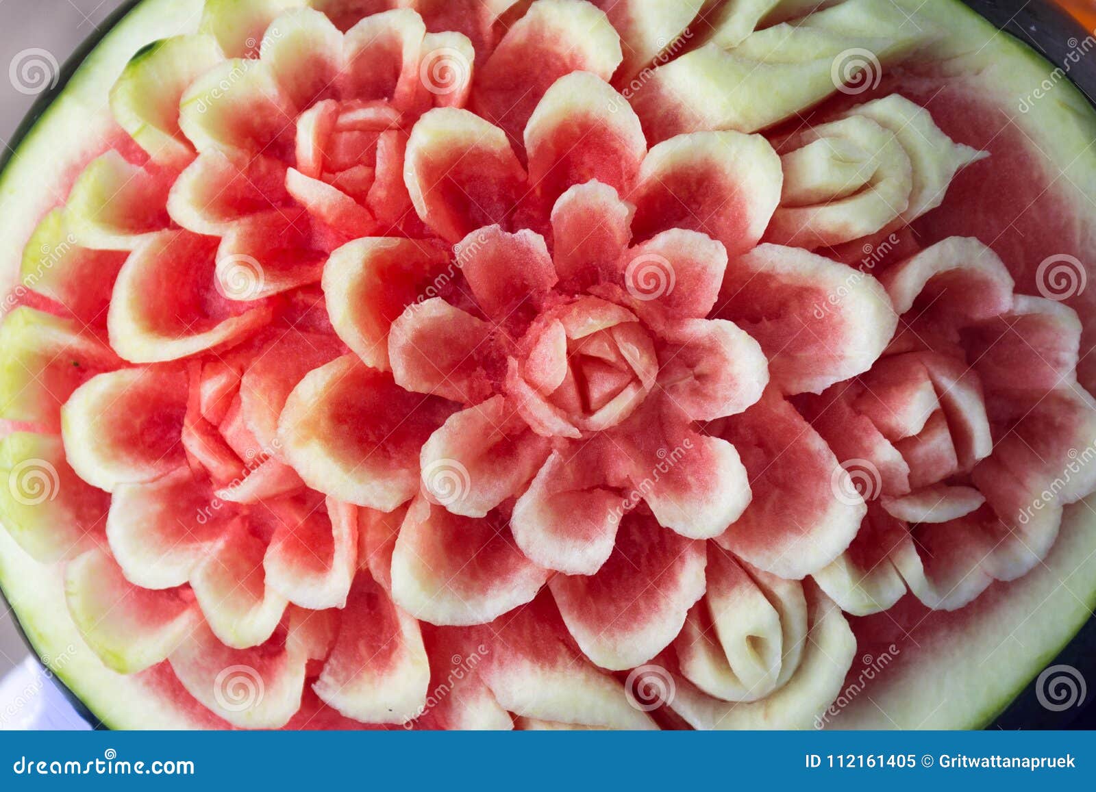 Craved Watermelon stock image. Image of flower, culinary - 112161405