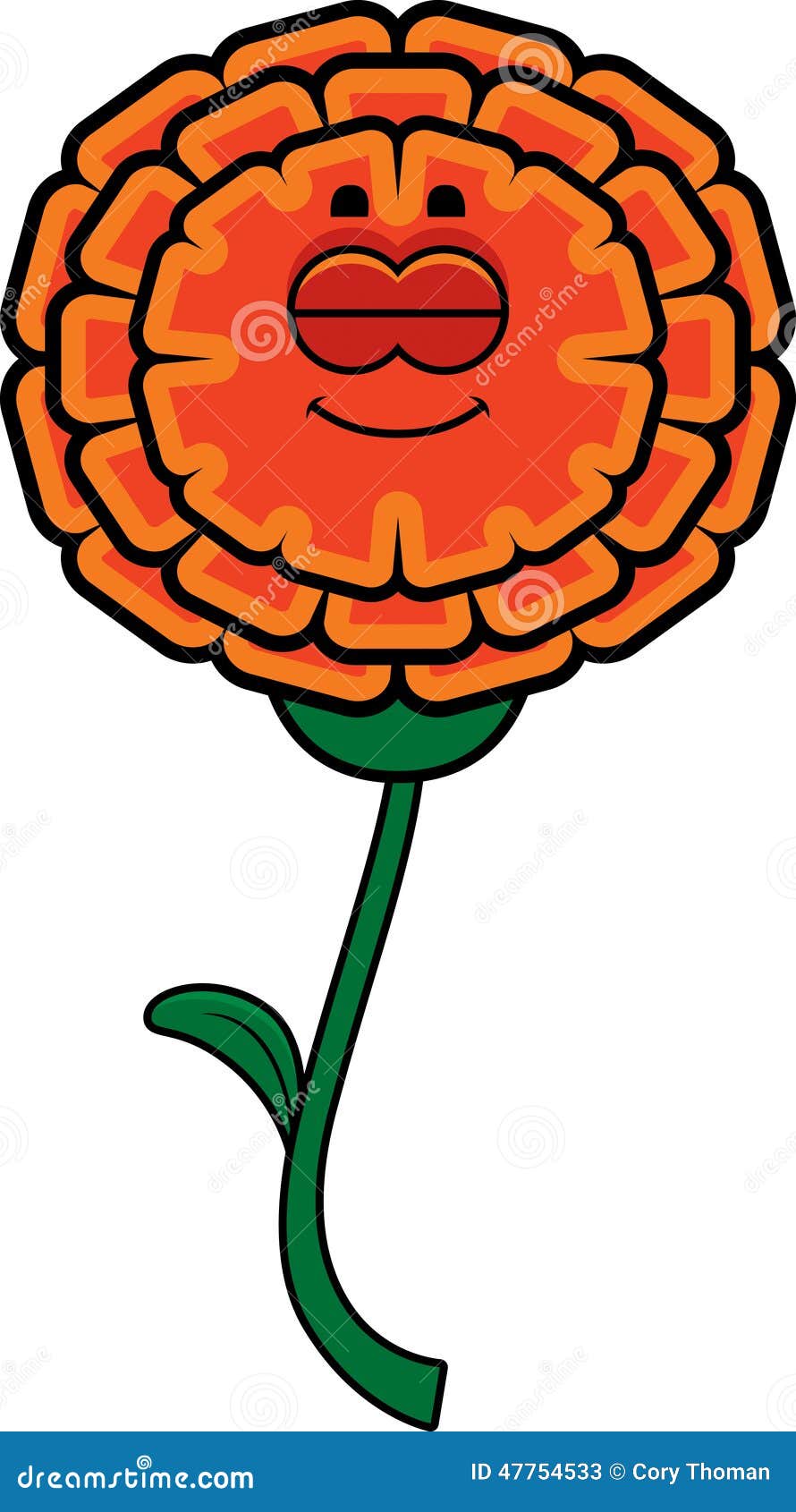 Cravo-de-defunto do sono ilustração do vetor. Ilustração de sorrir ...