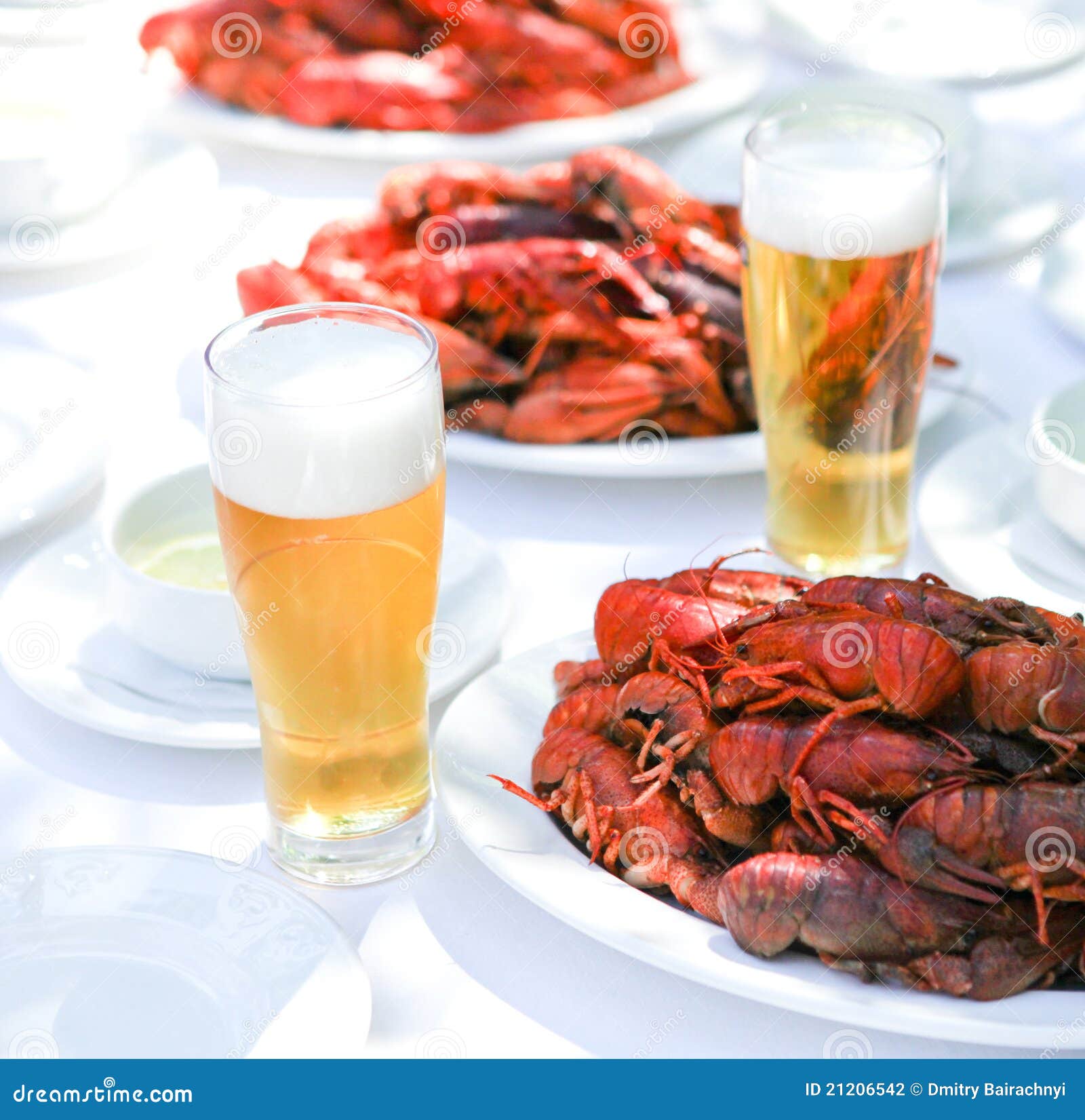 Crawfish and beer stock photo. Image of shell, beer, boiling - 21206542
