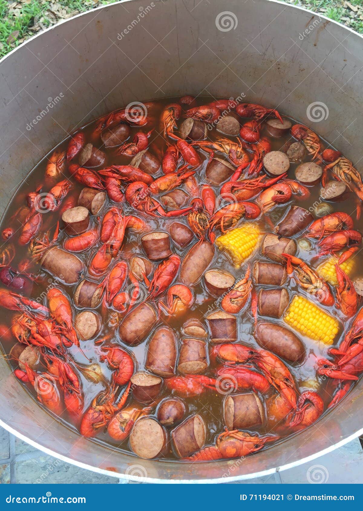 Crawfish boil stock image. Image of cajun, orleans, dinner - 71194021