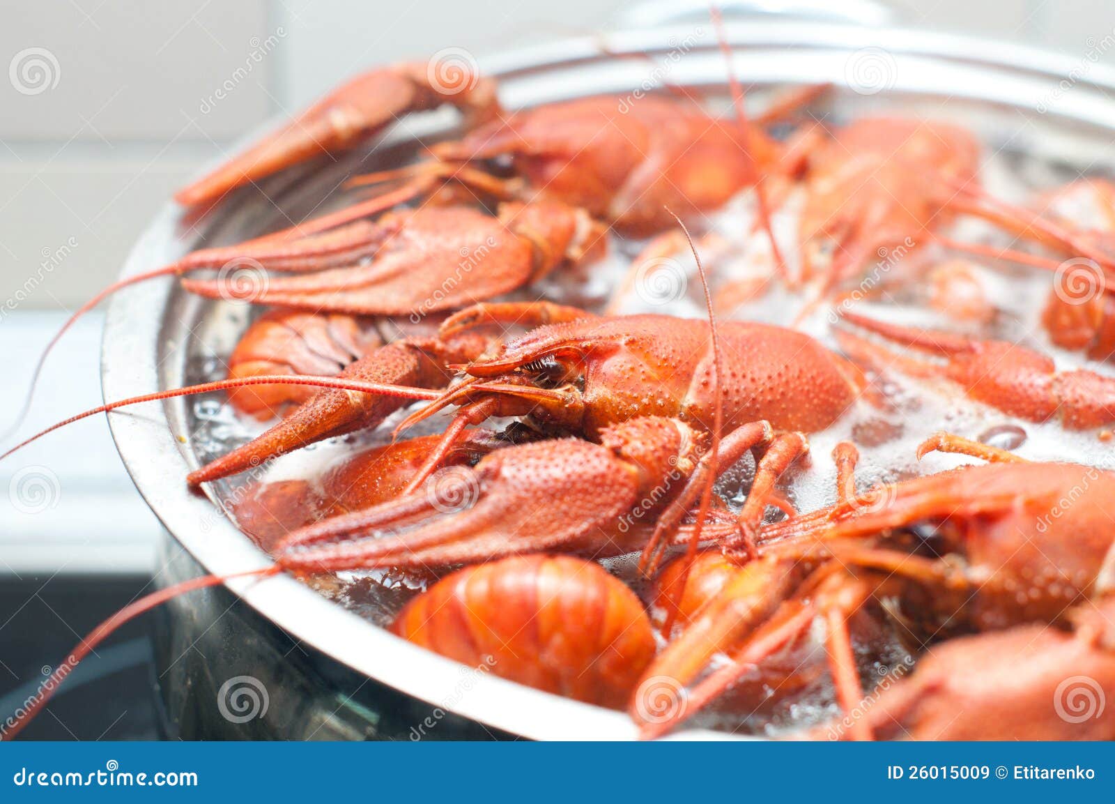 Crawfish Boiling in a Large Pot Stock Image - Image of party, creole ...