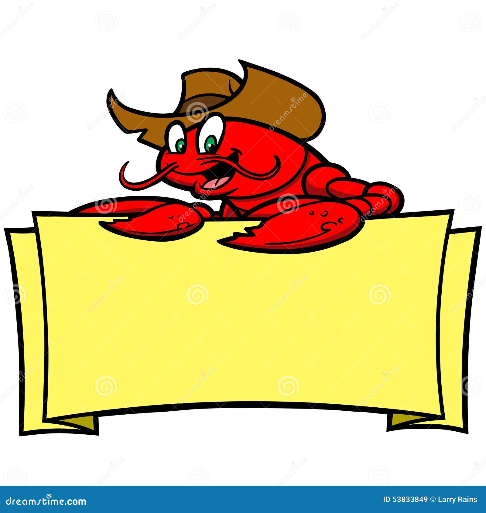 Crawfish Dinner Illustration Cartoon Vector | CartoonDealer.com #84900649