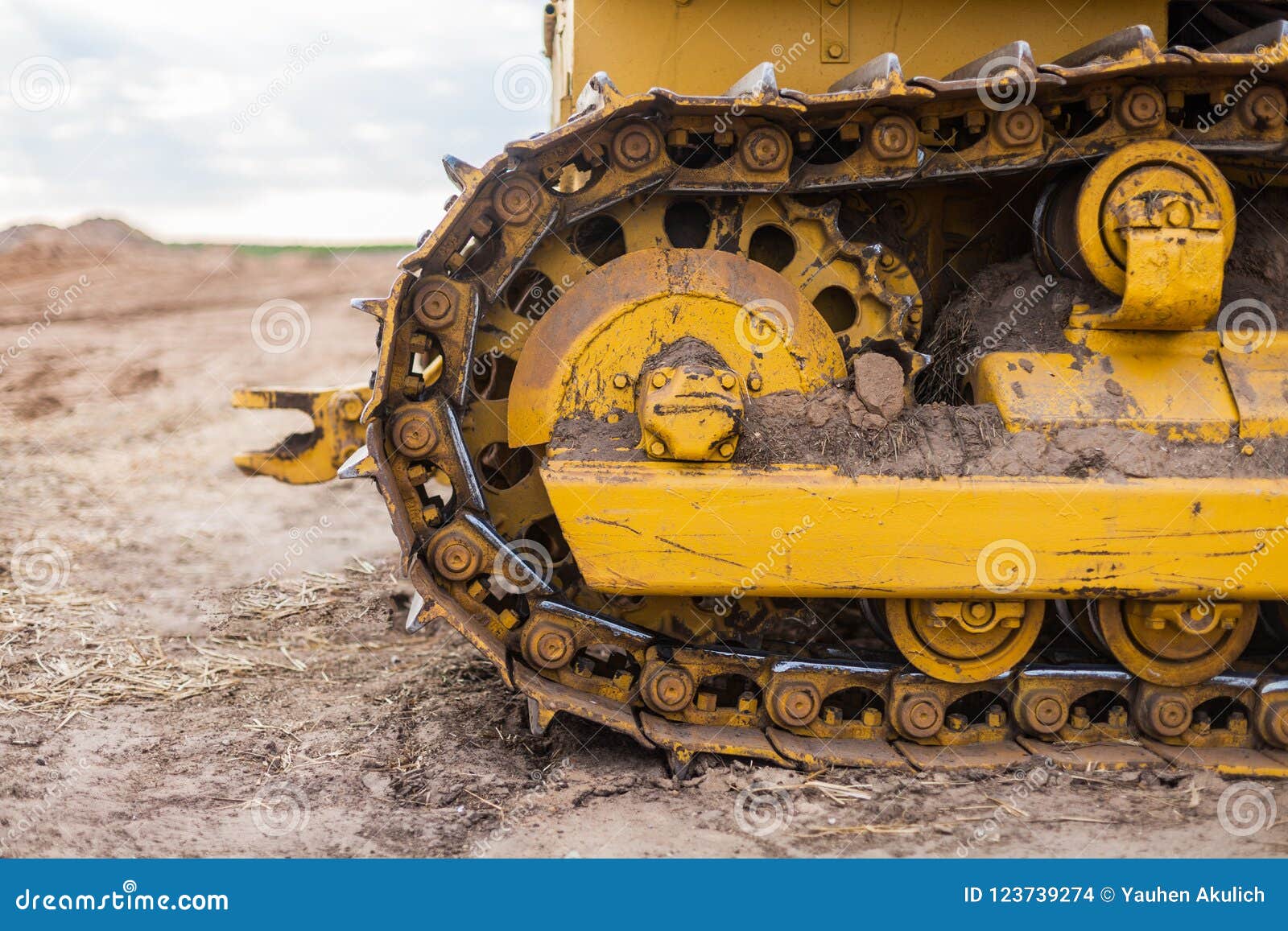 Crawler Construction Equipment Stock Photo - Image of hydraulic ...