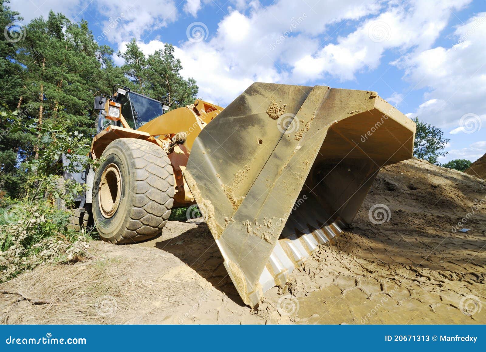 Crawler excavator stock image. Image of earth, digger - 20671313