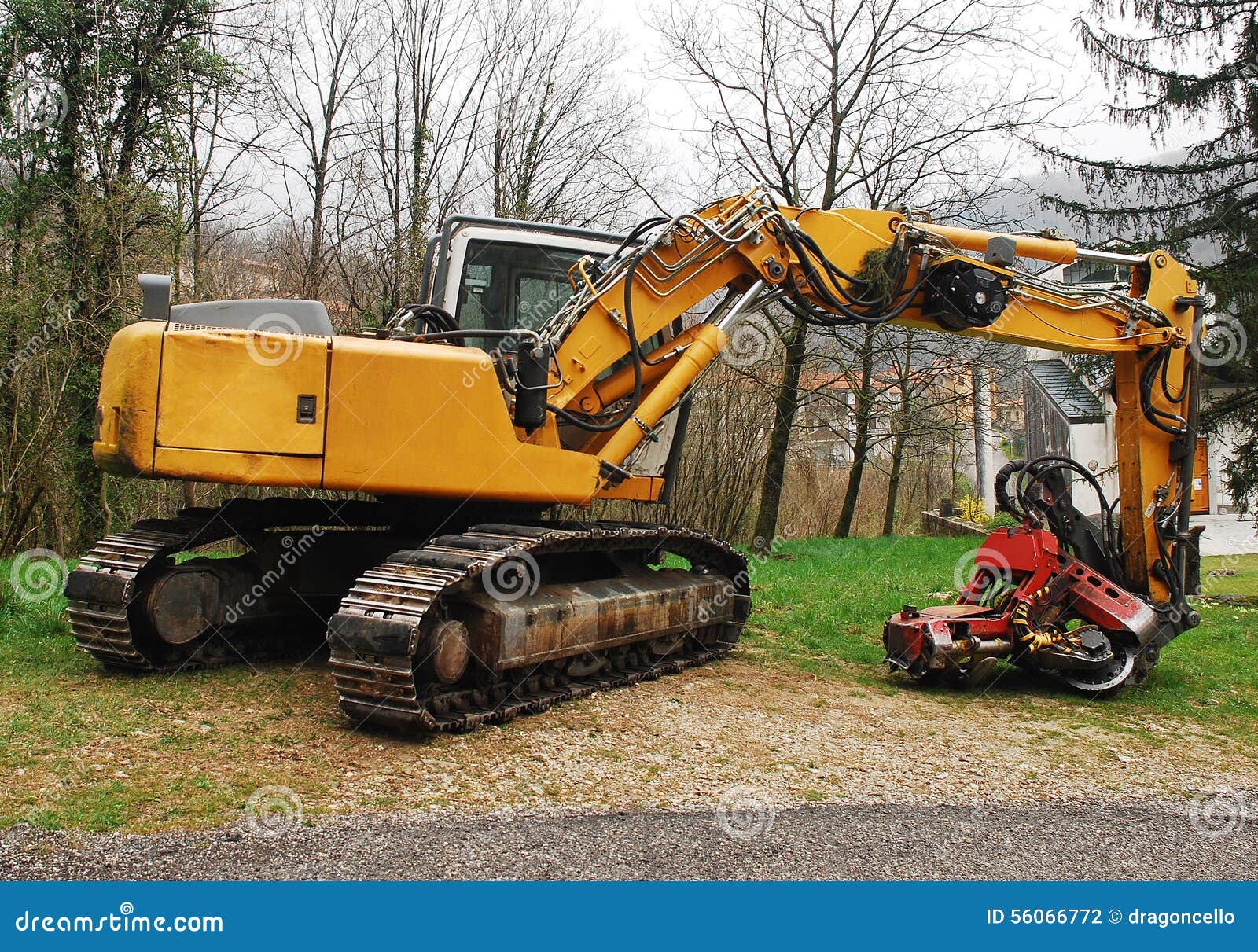 Crawler Excavator stock photo. Image of metal, rotate - 56066772