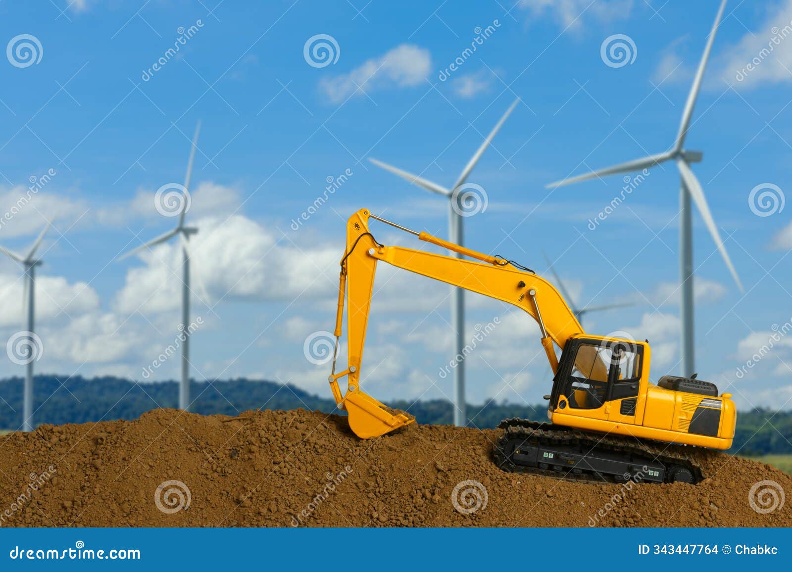 Crawler Excavators Dig The Earth With A Bucket. Drainage Of Swamps ...