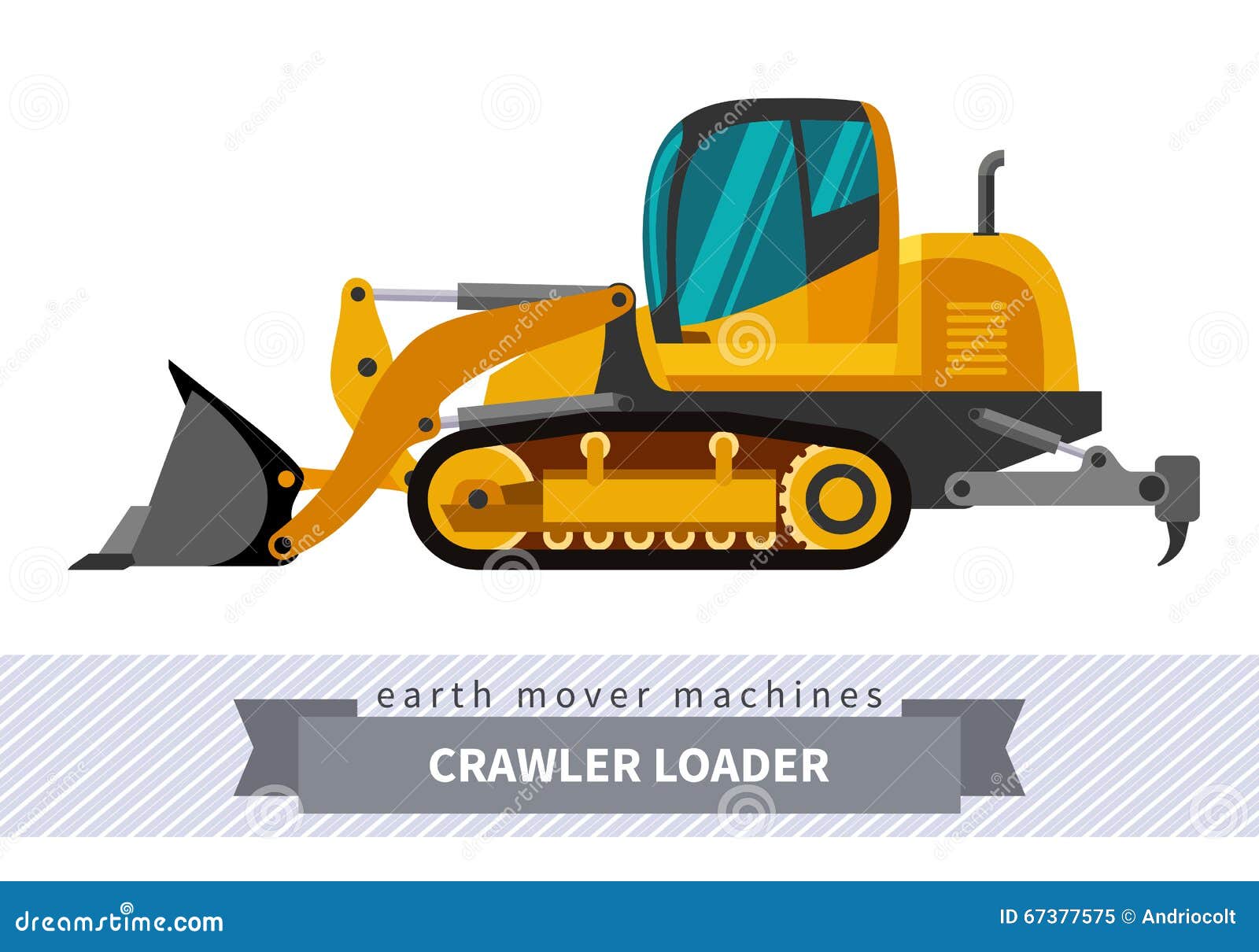 Crawler Loader Stock Illustrations – 1,196 Crawler Loader Stock ...