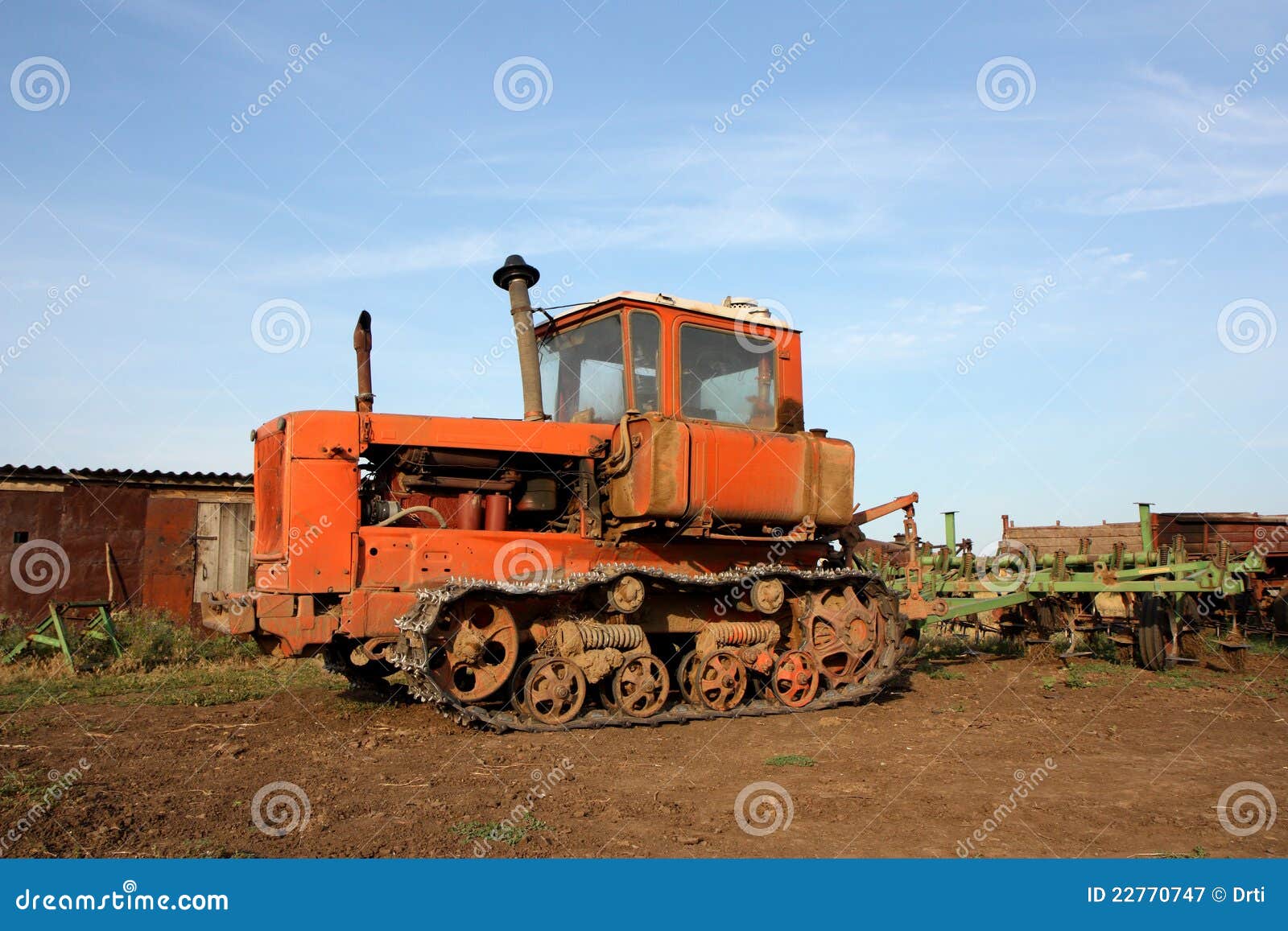 Crawler tractor stock image. Image of culture, farmer - 22770747