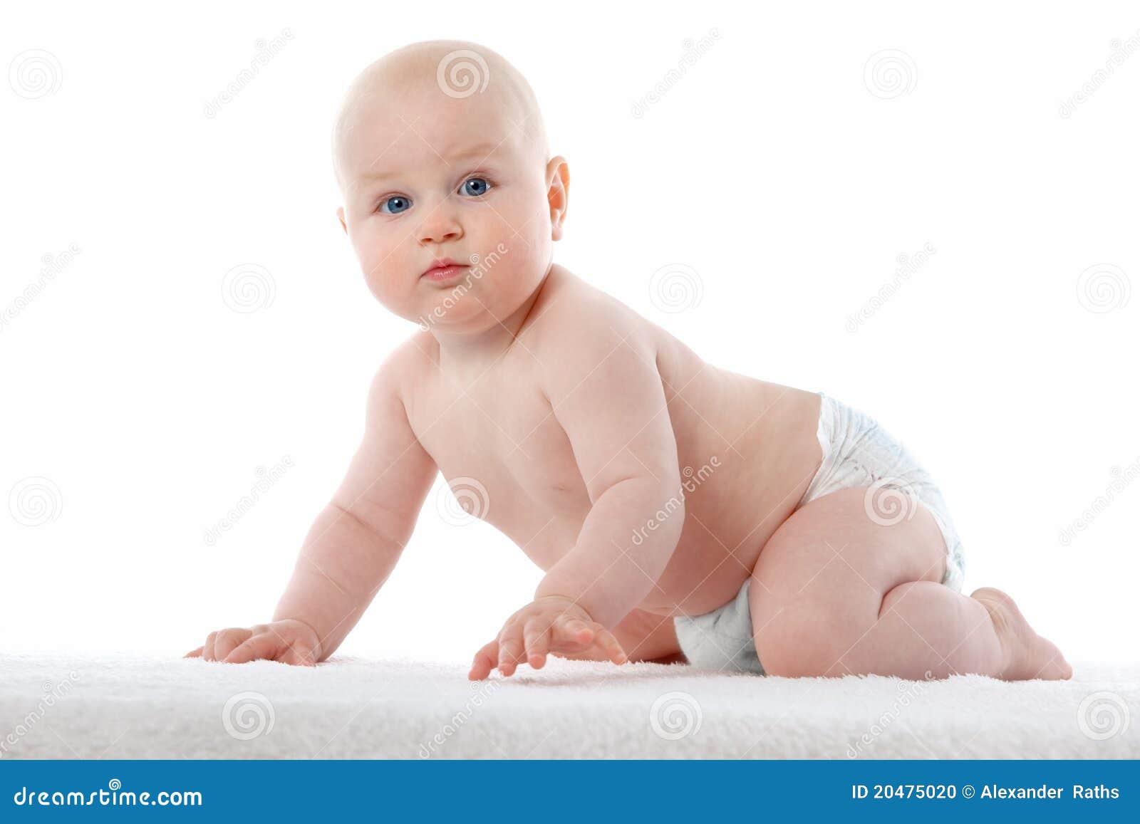 Crawling baby stock photo. Image of human, care, baby - 20475020