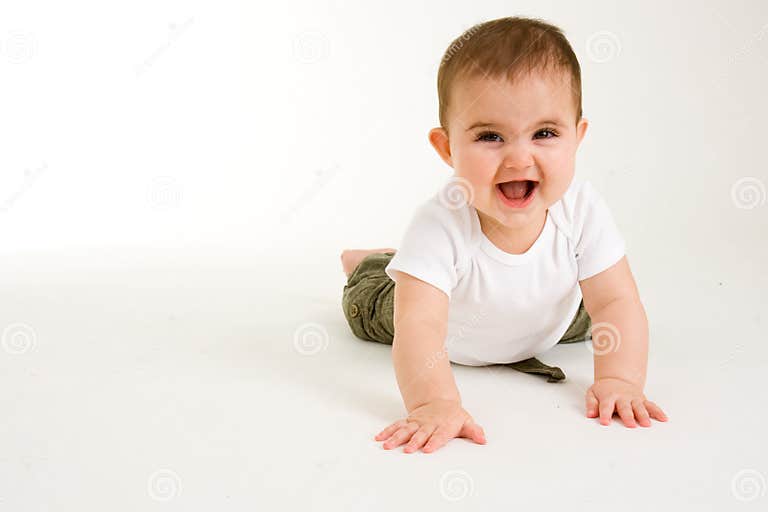 Crawling Baby 3 stock photo. Image of infant, girl, little - 4975284