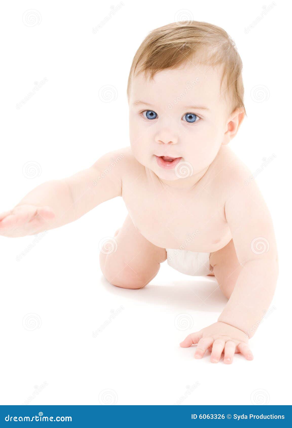 Crawling baby boy stock photo. Image of adorable, living - 6063326