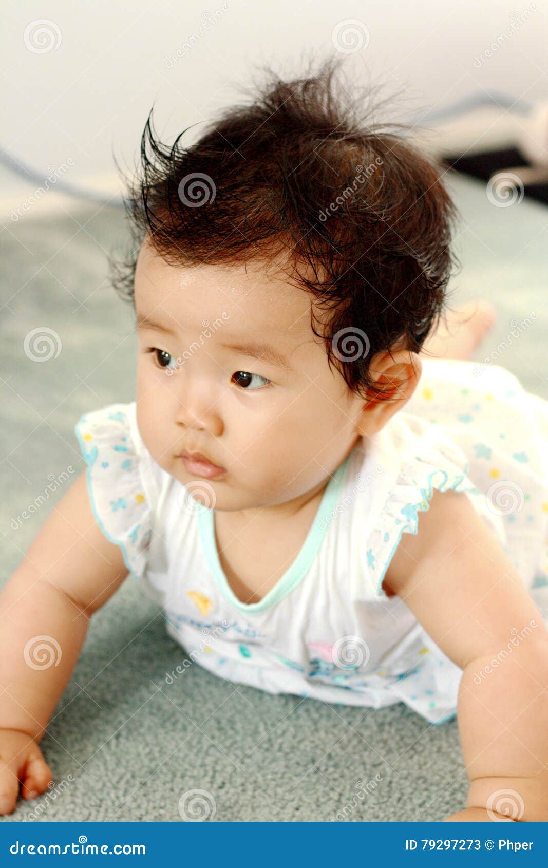 Crawling Baby stock image. Image of ground, crawling - 79297273
