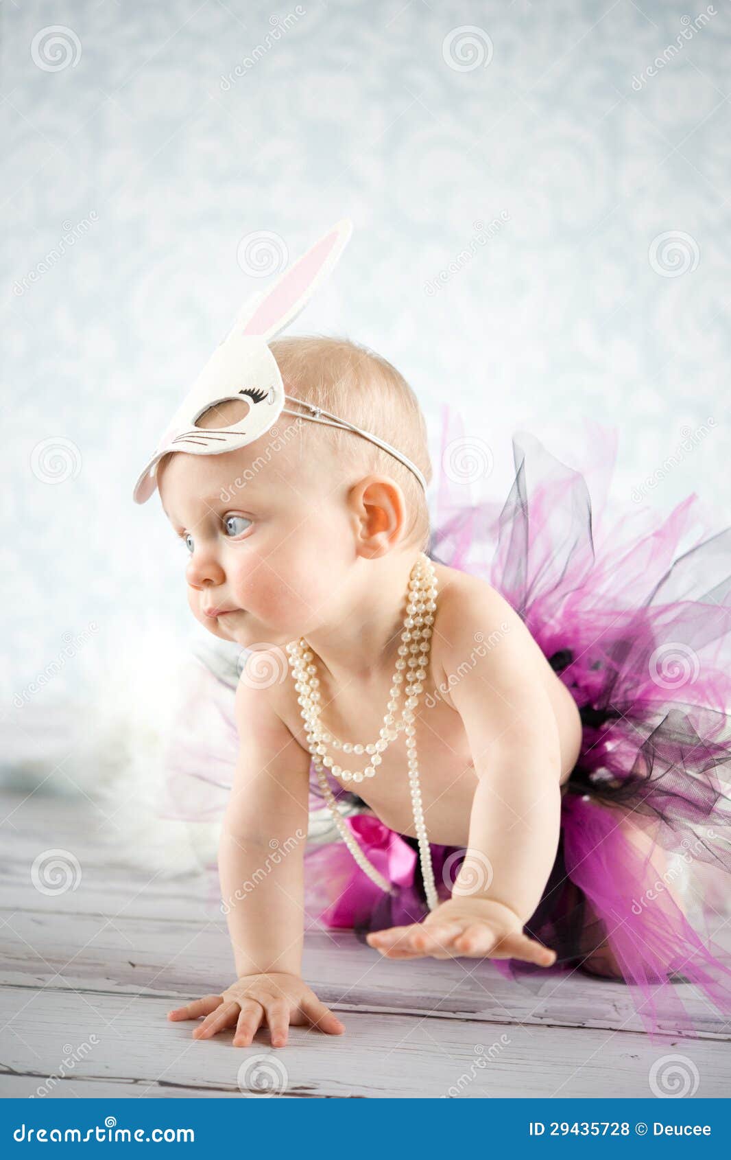 Crawling bunny stock photo. Image of person, celebrations - 29435728