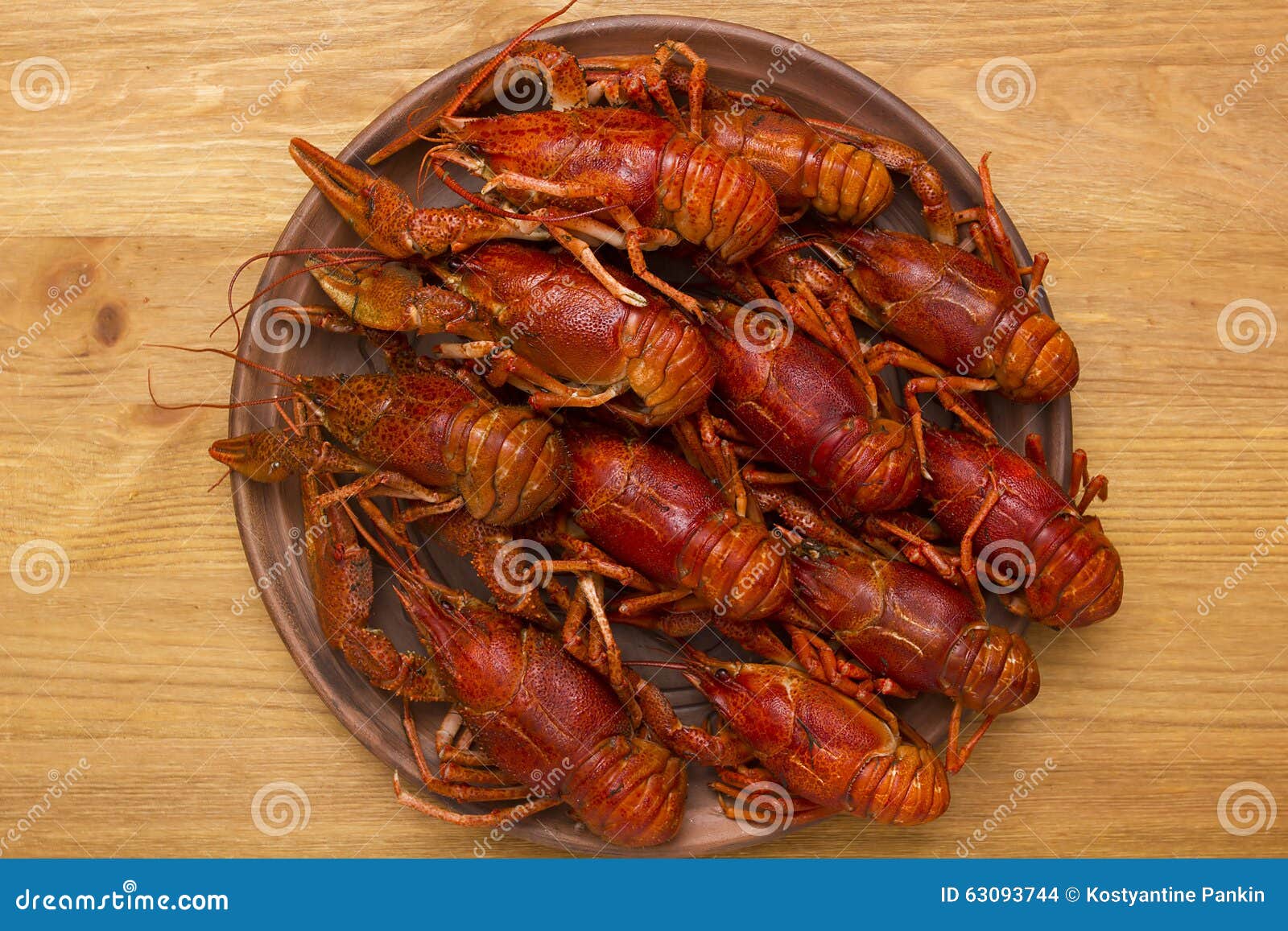 Crayfish Cooked for Serving Stock Photo - Image of crustacean, lobster ...