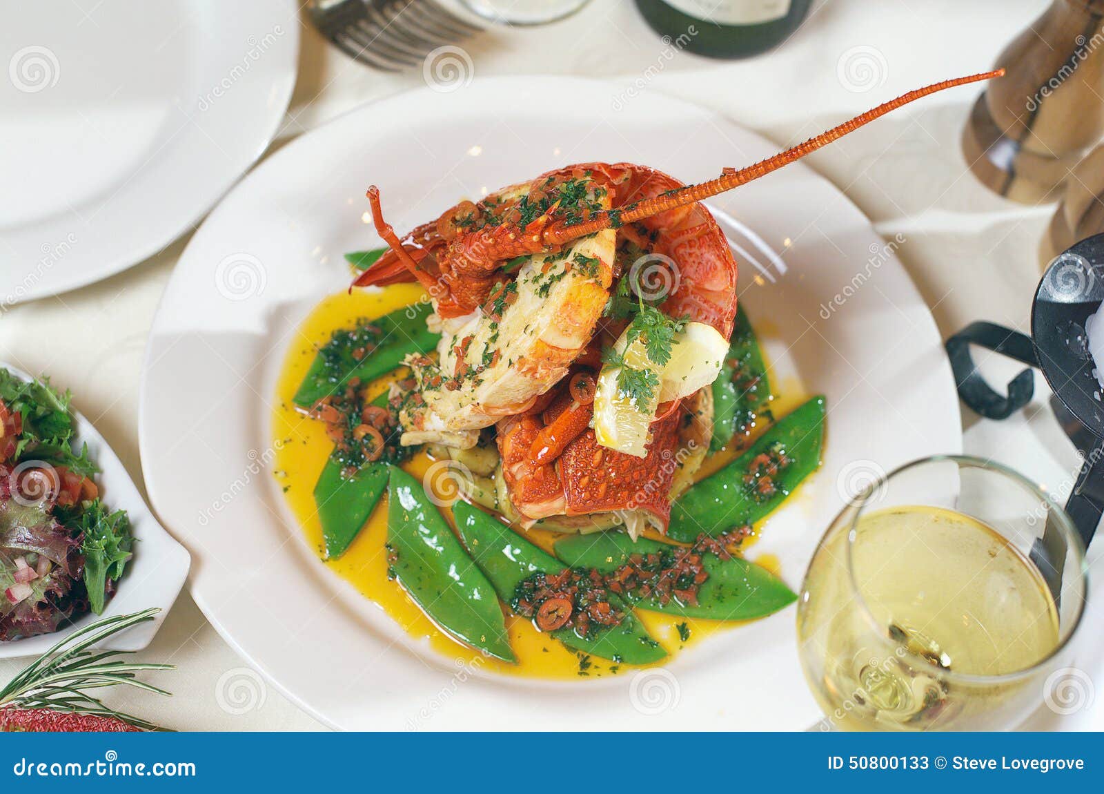 Crayfish Dinner stock image. Image of seafood, snow, alcohol - 50800133