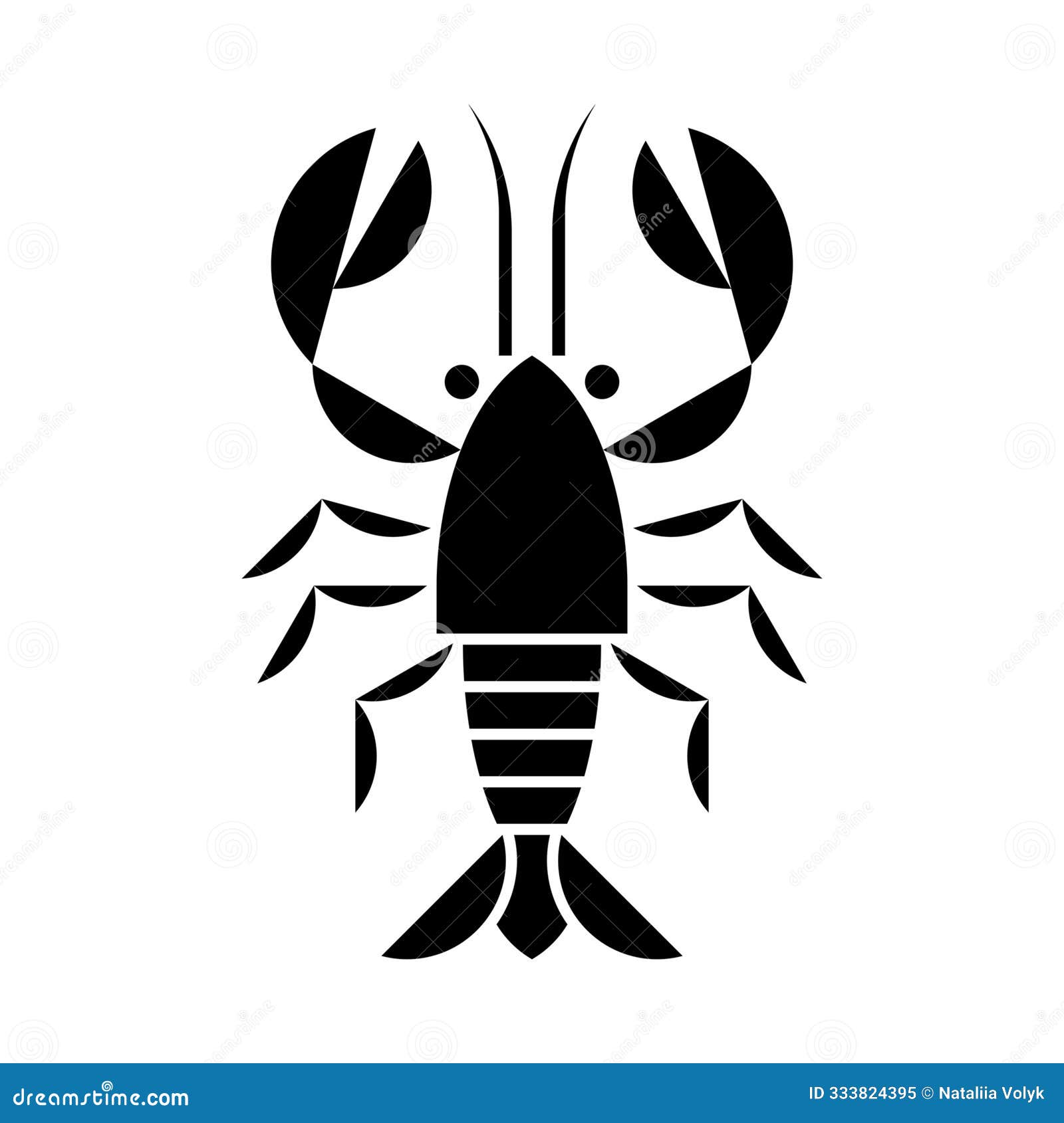 Crayfish logo stock vector. Illustration of icon, restaurant - 333824395