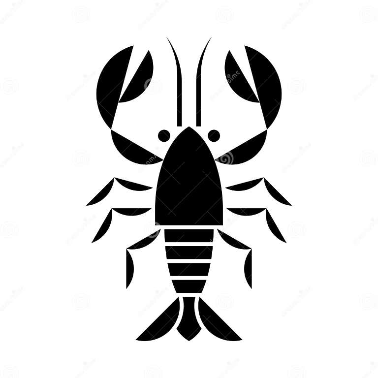 Crayfish logo stock vector. Illustration of icon, restaurant - 333824395