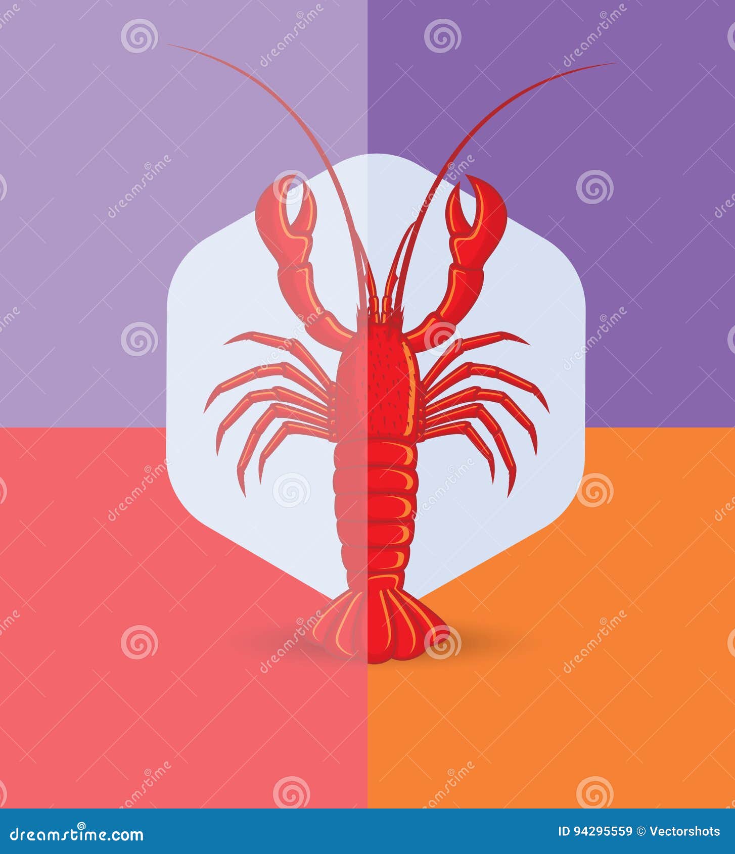 Crayfish. Vector Drawing | CartoonDealer.com #75518126