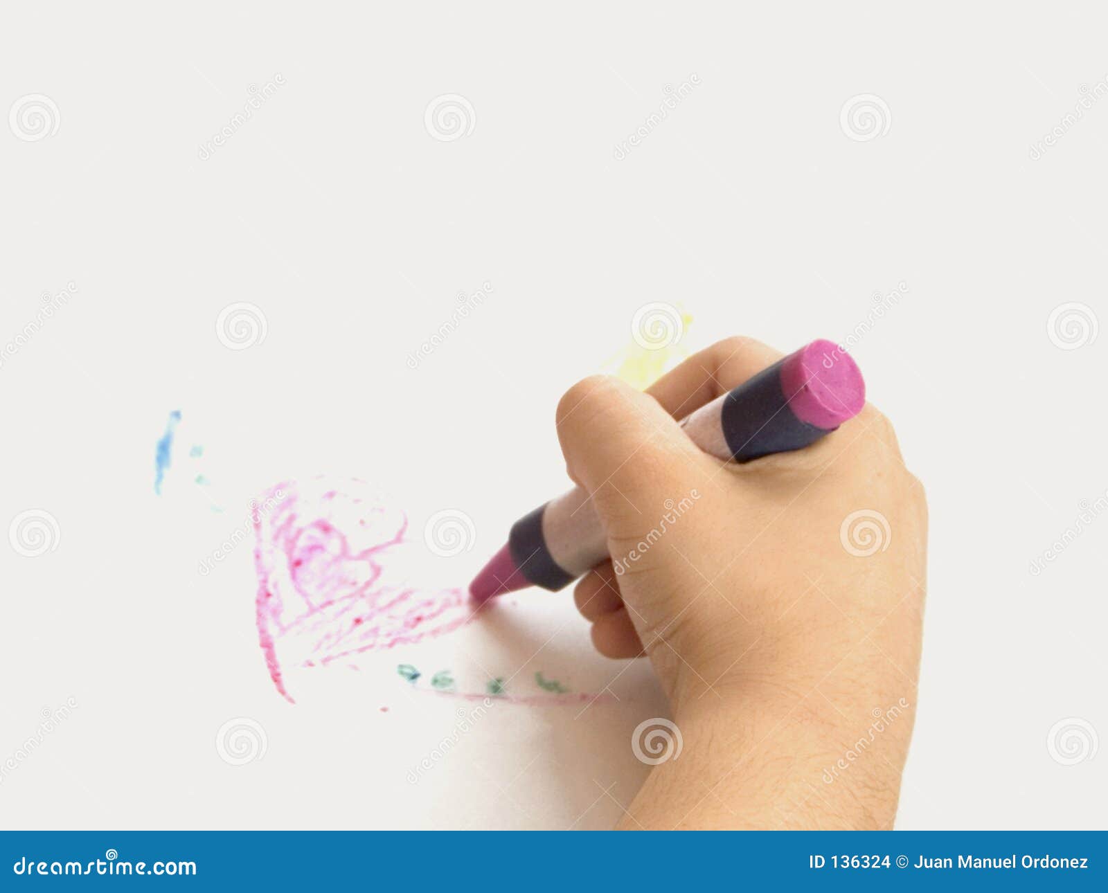 Crayon 2 stock photo. Image of children, hand, elementary - 136324