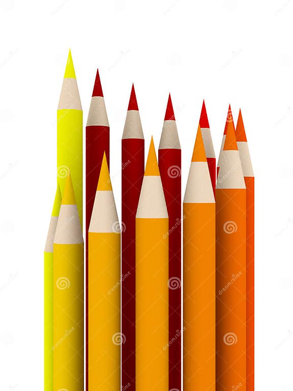 Crayon Circle - Closeup stock illustration. Illustration of painting ...