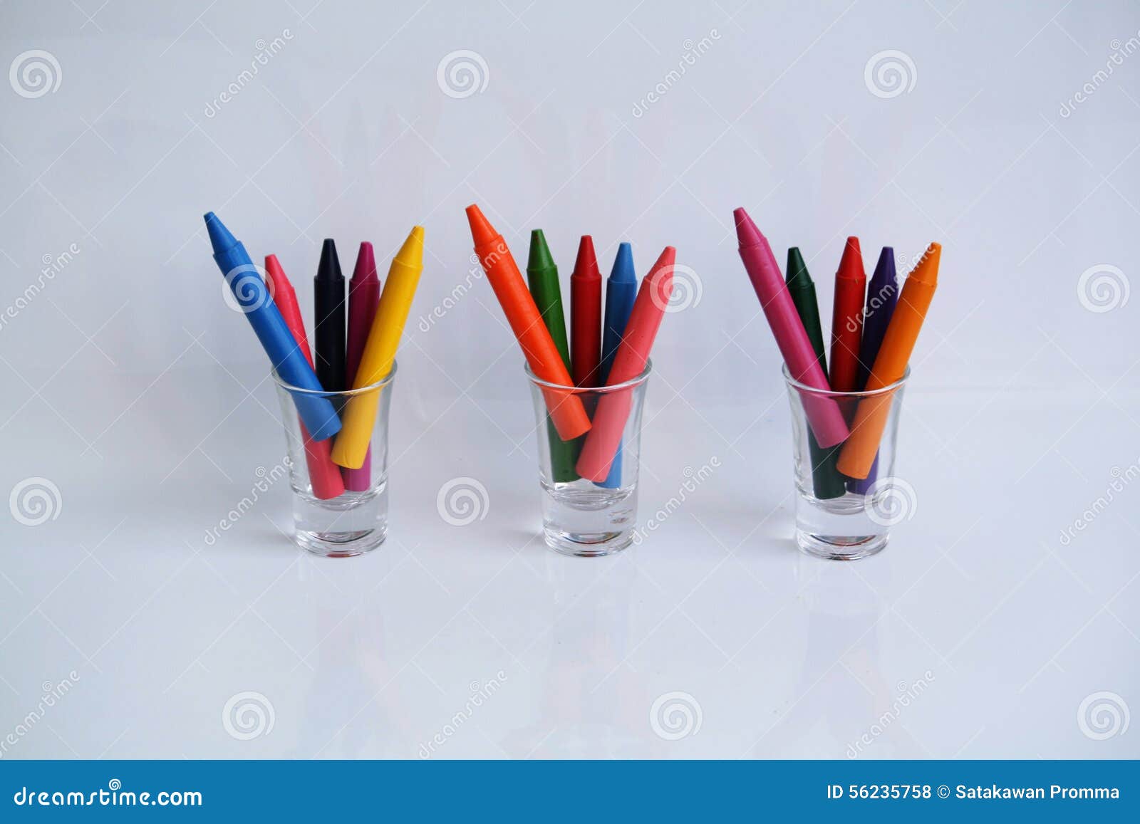 Crayon stock photo. Image of glass, leaning, education - 56235758