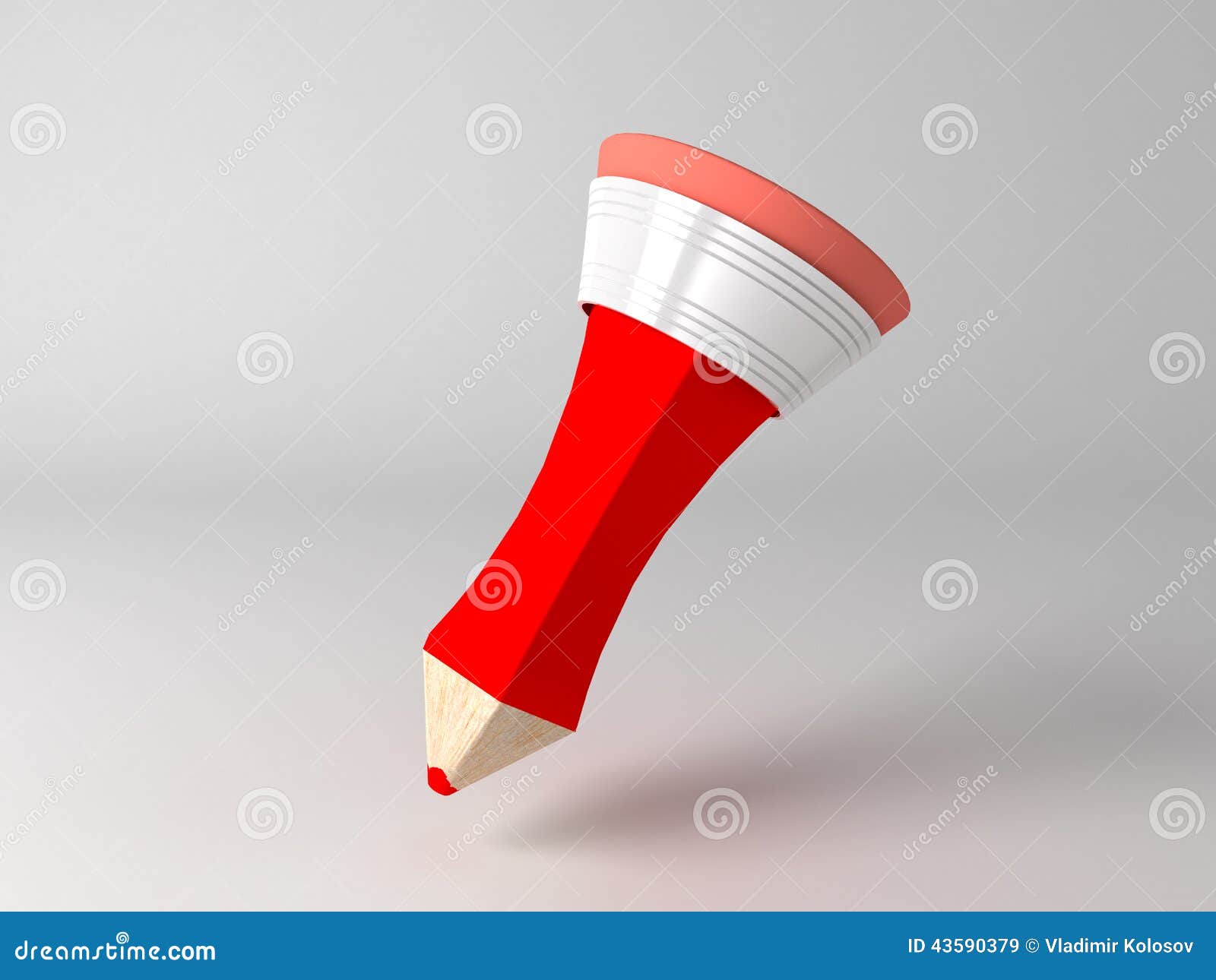 Crayon drôle illustration stock. Illustration du personne - 43590379