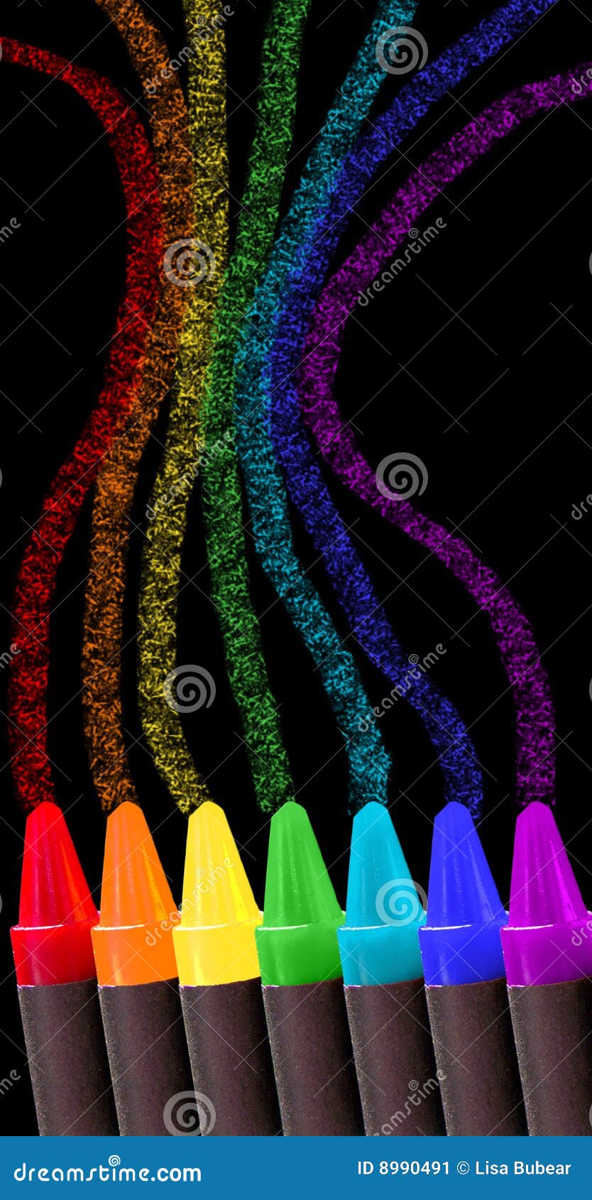 Crayon drawing stock illustration. Illustration of black - 8990491