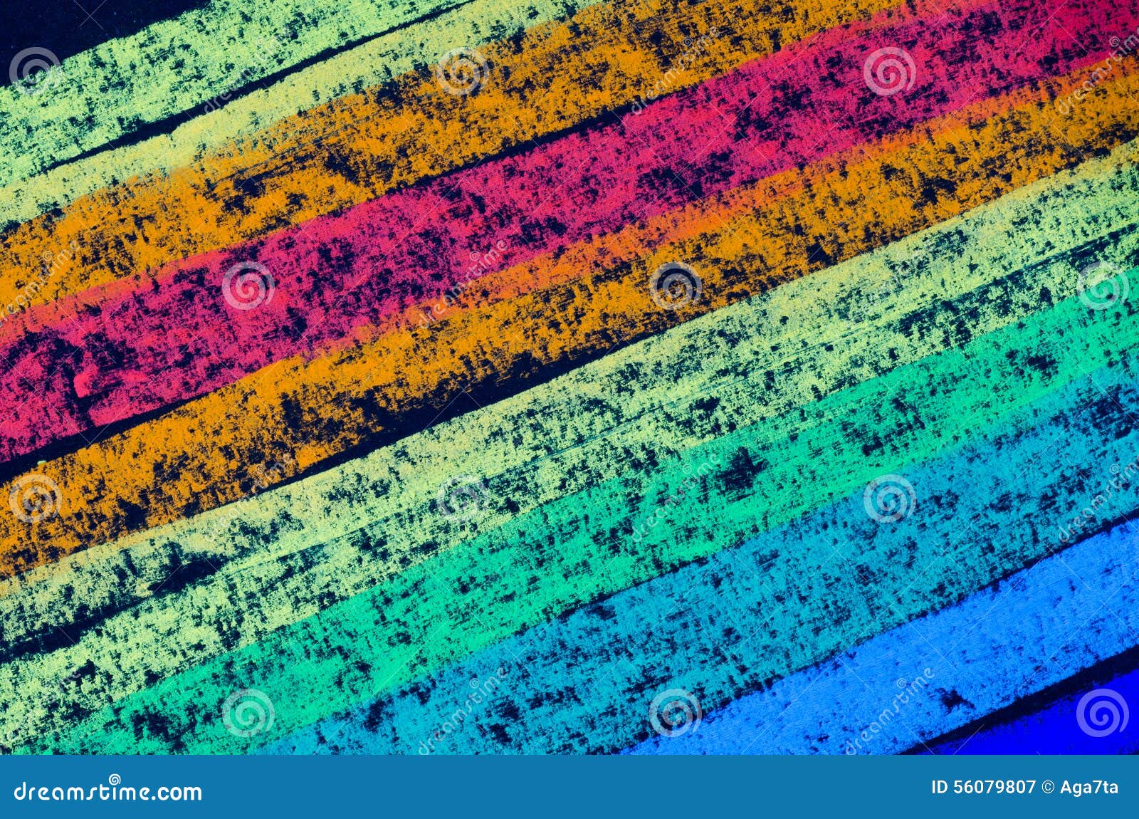 Crayon Drawn Rainbow Spectrum Royalty-Free Stock Photo | CartoonDealer ...