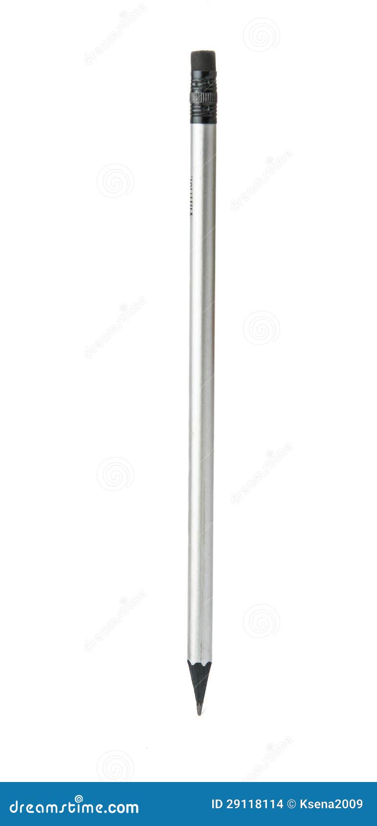 Crayon gris photo stock. Image du affaires, matériel - 29118114