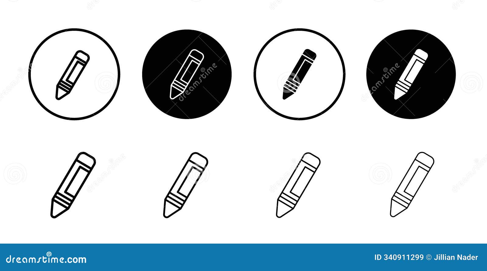 Crayon Icon Cartoon Vector | CartoonDealer.com #304836399