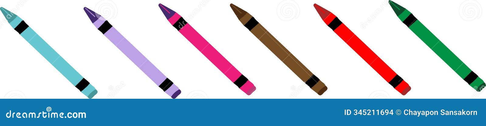 Crayon Icon Cartoon Vector | CartoonDealer.com #304836399