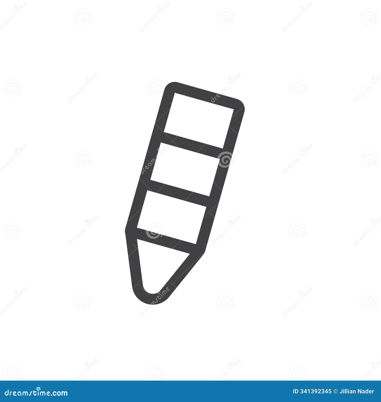 Crayon Icon Cartoon Vector | CartoonDealer.com #304836399