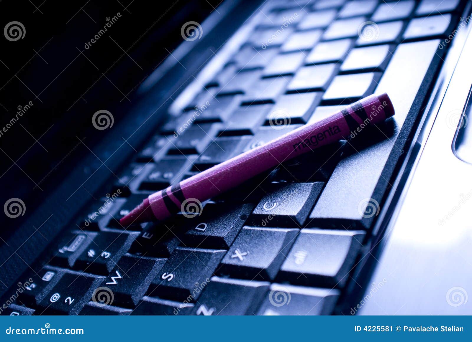 Crayon Keyboard stock image. Image of beautiful, light - 4225581
