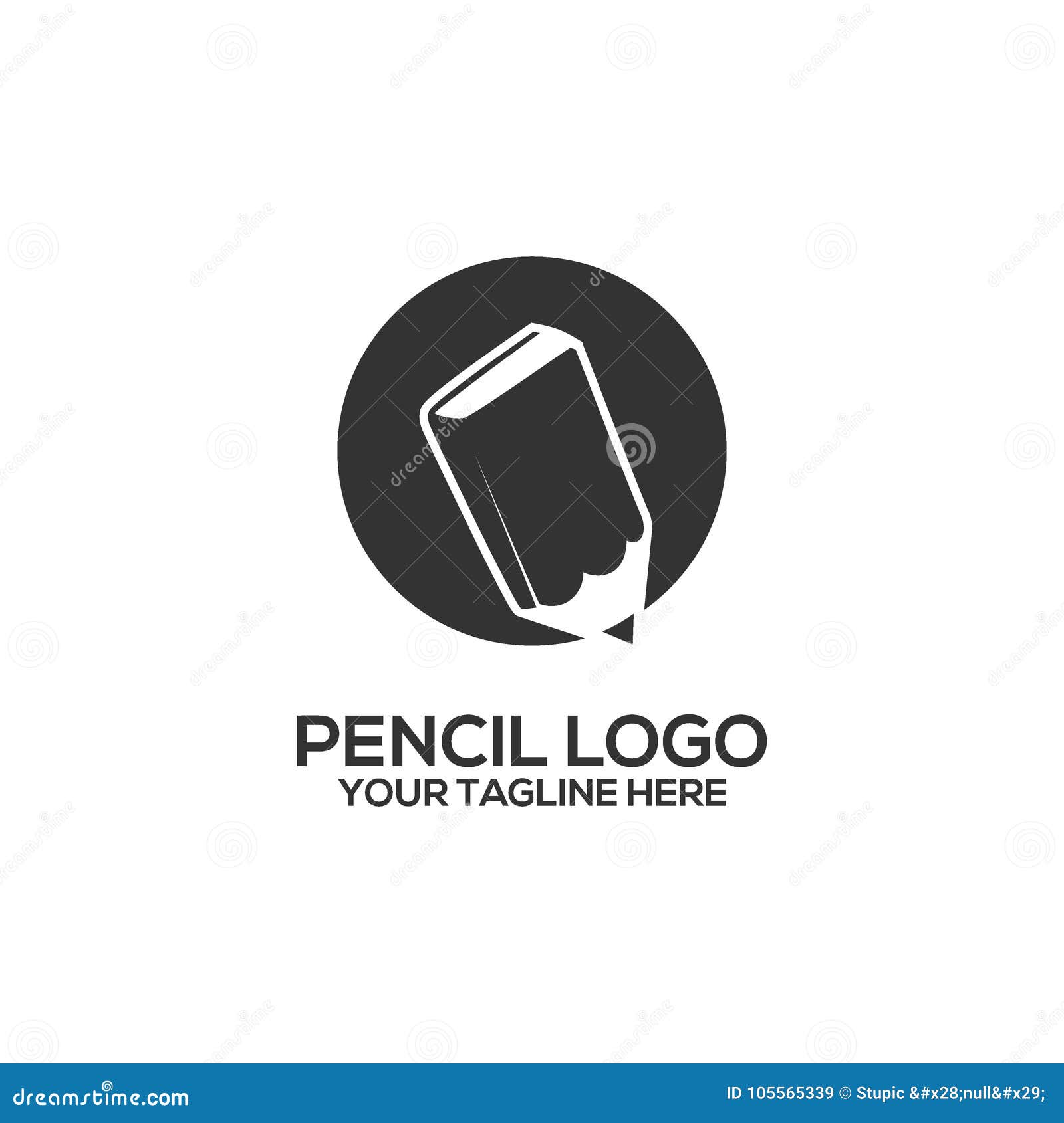 Crayon Logo Vector Art Logo Template Et Illustration Illustration de ...
