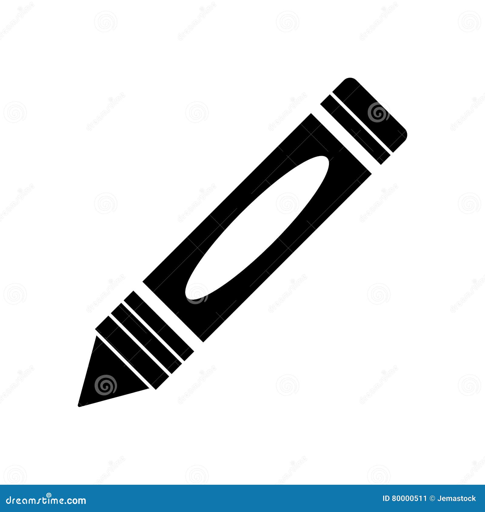 Crayon Object and School Tool Design Stock Vector - Illustration of ...