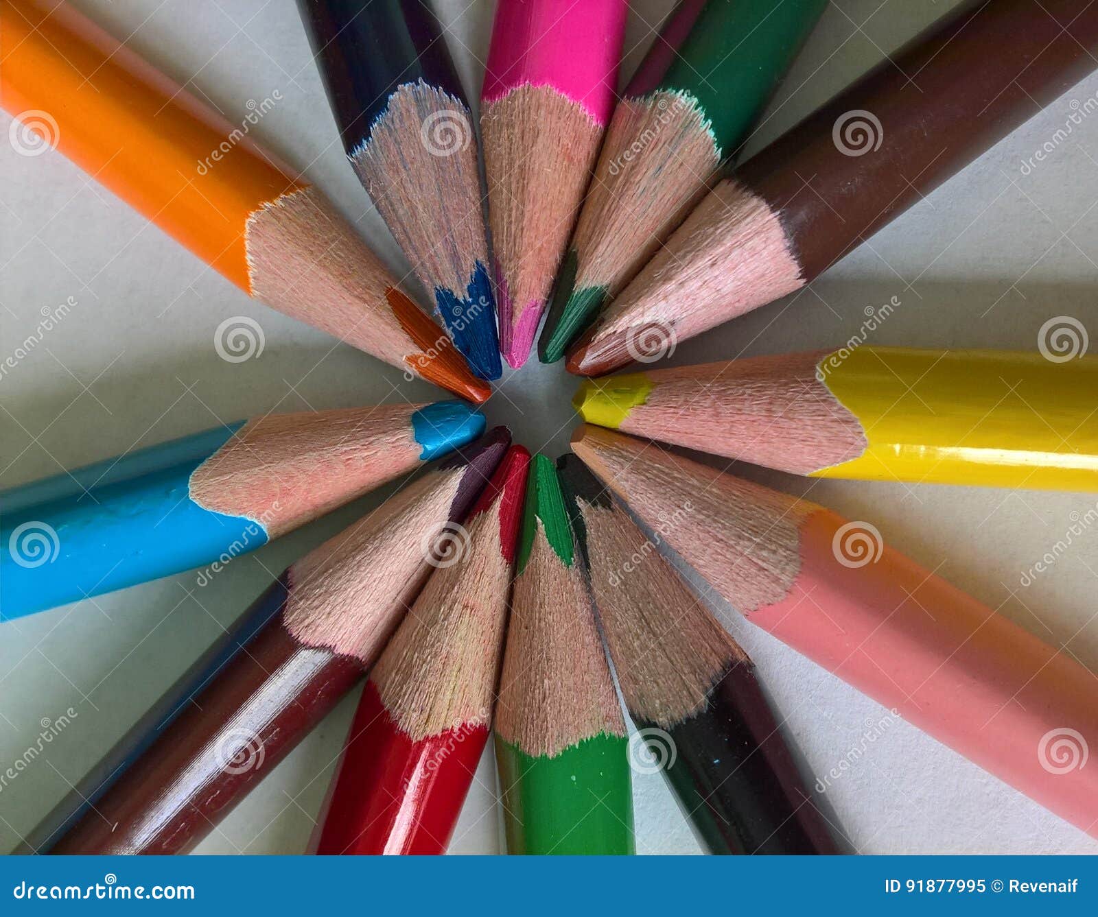 Crayon Radial stock image. Image of collection, colored - 91877995