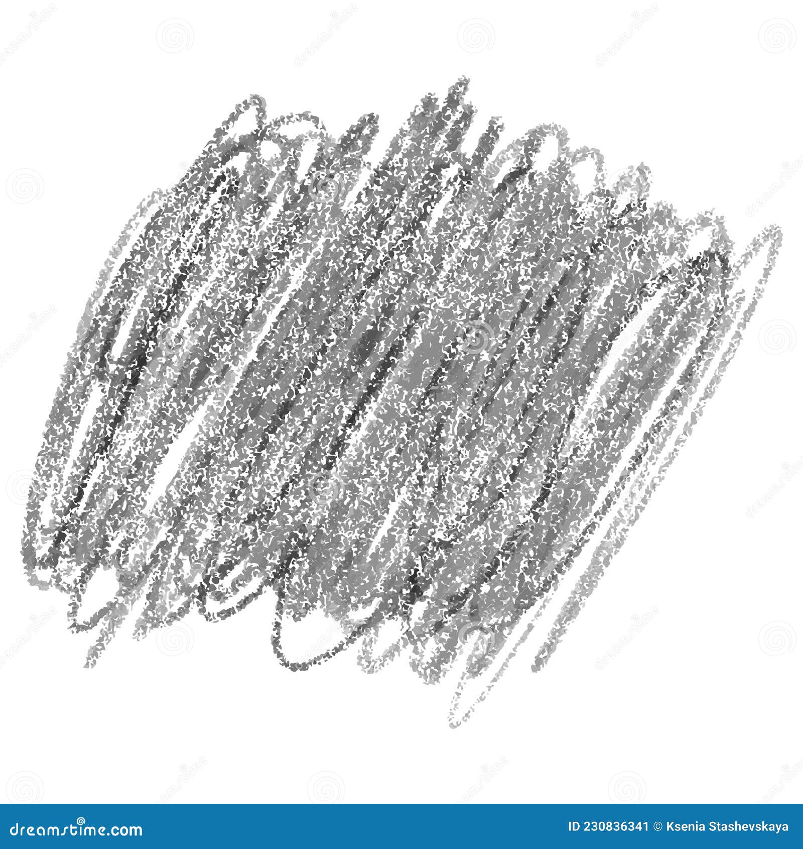 Crayon Scribble Background. Vector Monochrome Pencil Texture Stock ...