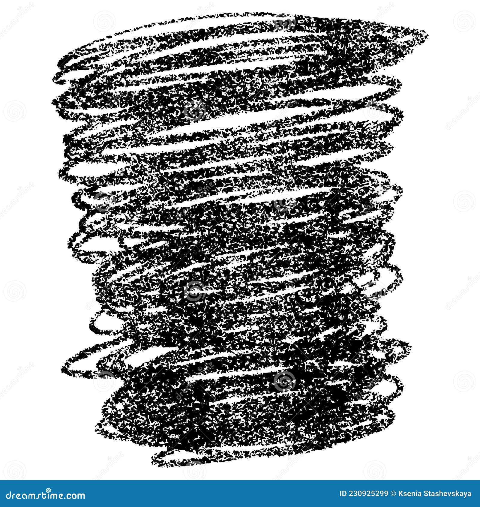 Crayon Scribble Background. Vector Monochrome Pencil Texture Stock ...