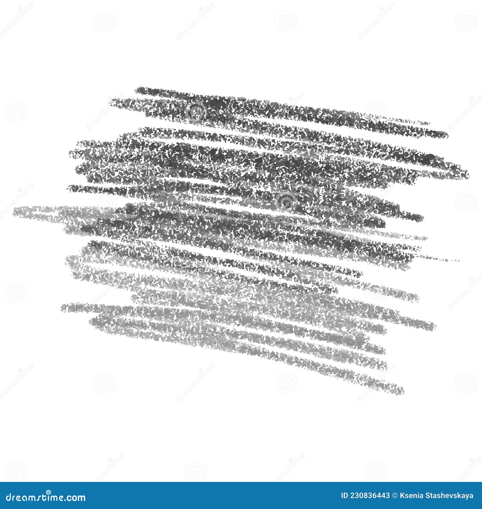 Crayon Scribble Background. Vector Monochrome Pencil Texture Stock ...