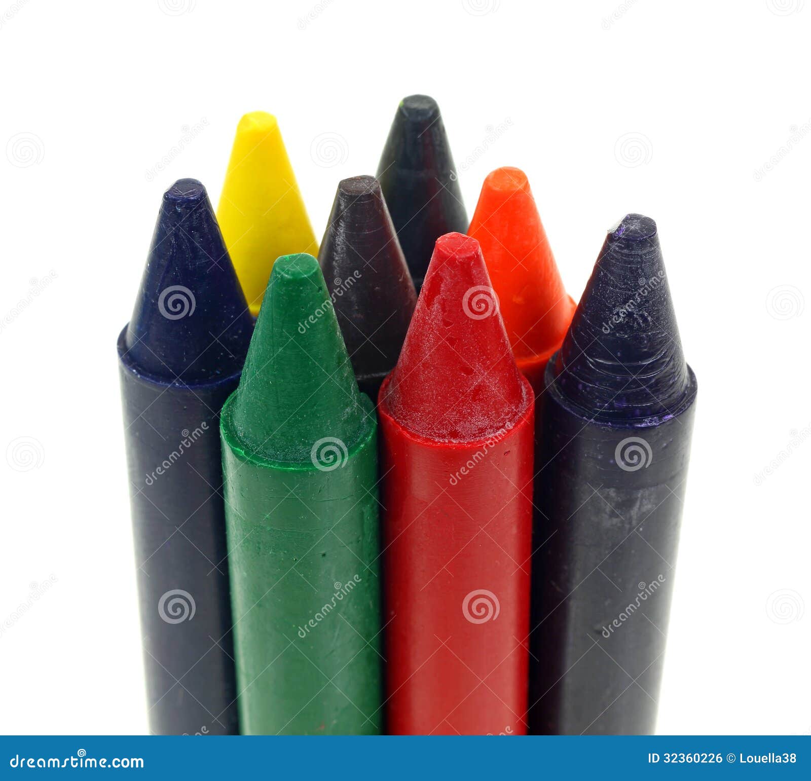 Crayon Sticks Large Side View Stock Photo - Image of front, close: 32360226
