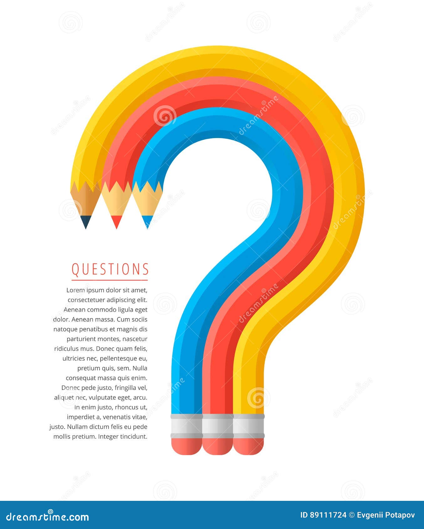 Crayonnent Le Point D'interrogation Illustration de Vecteur ...