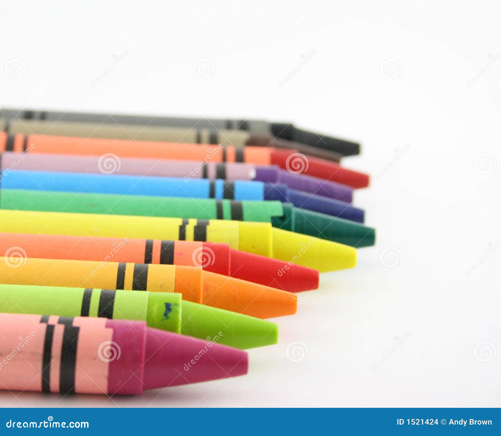 Crayons 1 photo stock. Image du crayon, artistique, école - 1521424