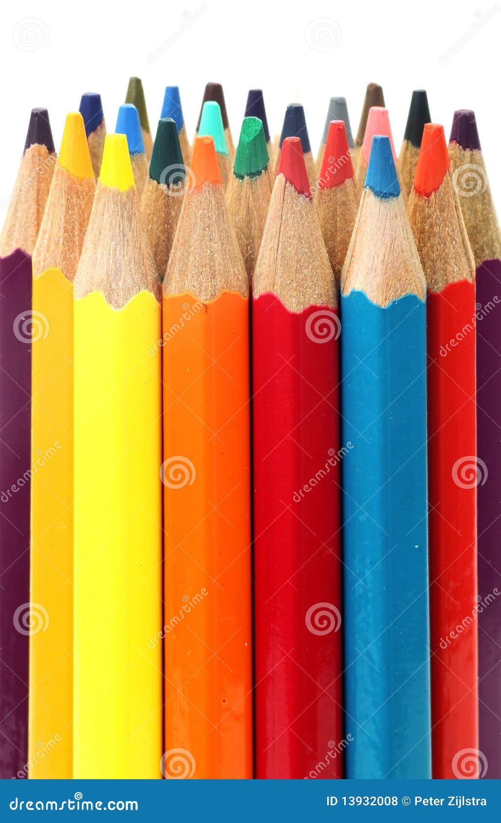 Crayons photo stock. Image du écrivez, école, assorti - 13932008