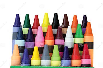 Crayons stock image. Image of clipping, creativity, path - 15439883