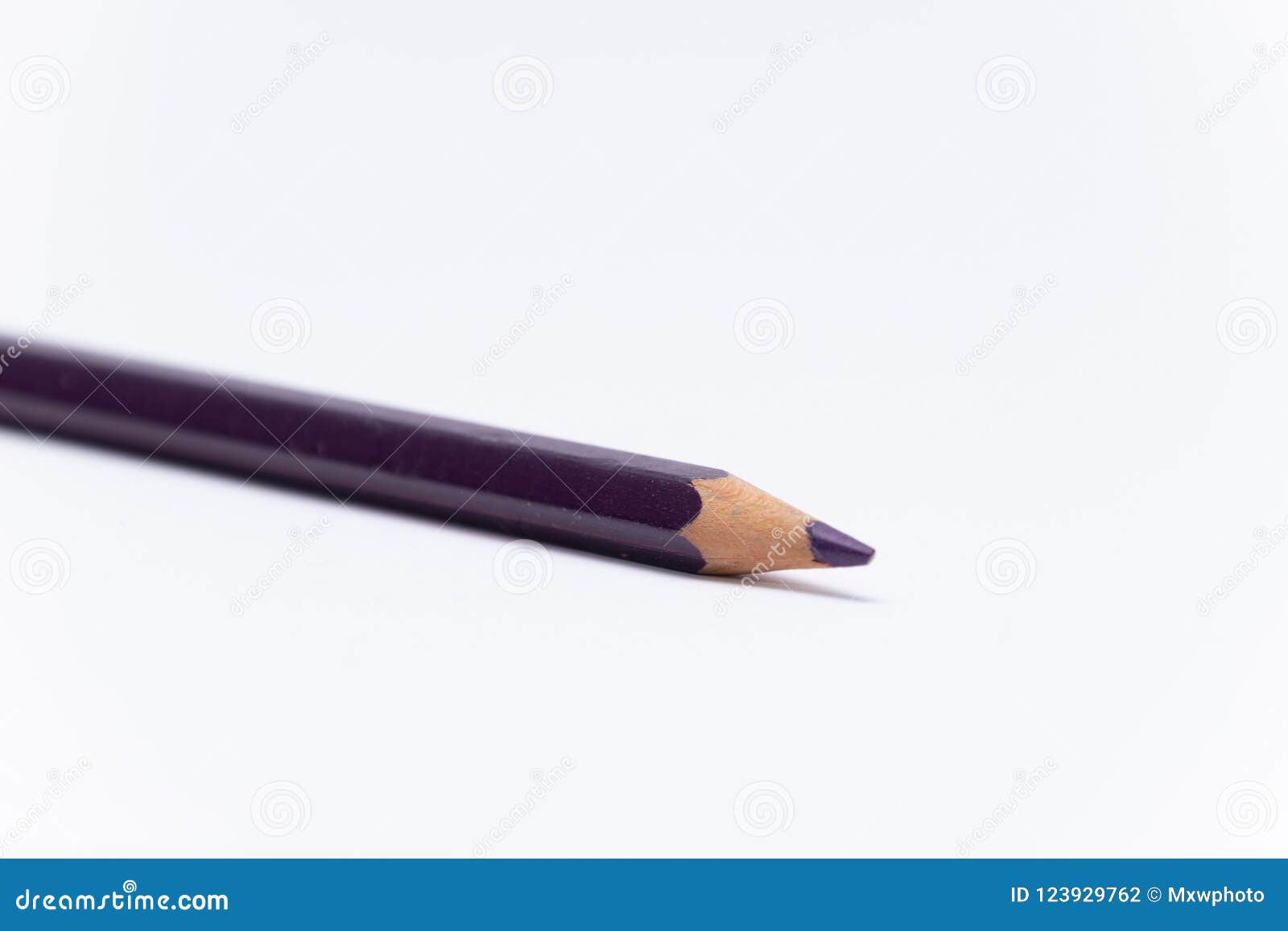 Crayons Colored Pencil in Different Colors Crayon Pen Purple Stock ...