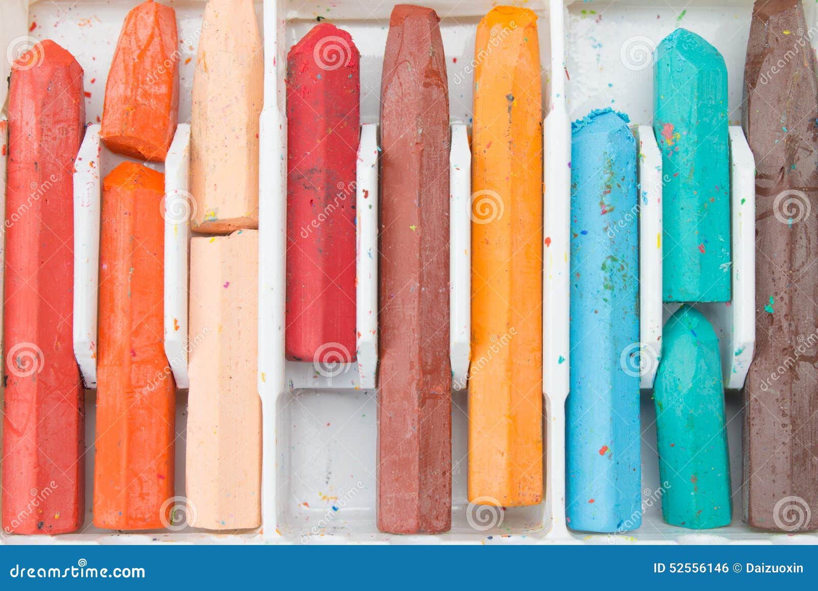 Crayons stock photo. Image of pastel, closeup, isolated - 52556146